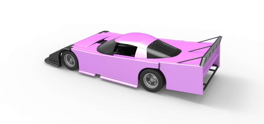 3D Printed Asphalt Outlaw Super late model 1:25 by TechItemsRock | Pinshape