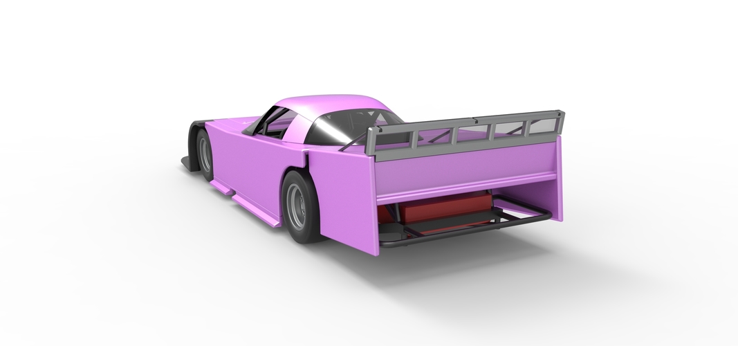 3D Printed Asphalt Outlaw Super late model 1:25 by TechItemsRock | Pinshape