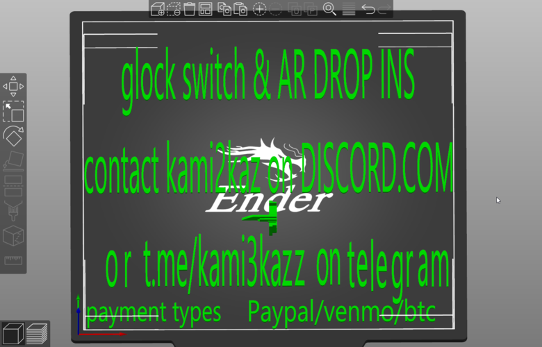 3D Printed glock switch 10 v6 look at the photo by mona wales | Pinshape