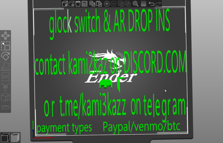 3D Printed glock switch 17 g5 2piece combo look at photo by mona wales ...