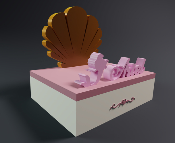 3D Printed Disney Princess - Ariel Box by cesarcruz54 | Pinshape