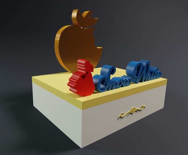 3D Printed Disney Princess - Snow-WhiteBox by cesarcruz54 | Pinshape