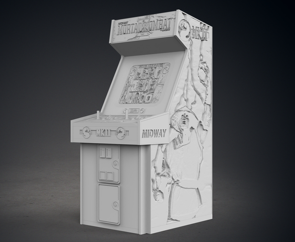 3D Printed MKII Arcade Cabinet by cesarcruz54 | Pinshape