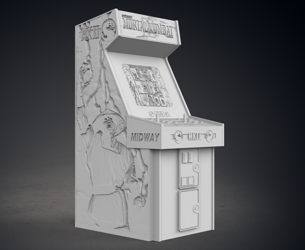 3D Printed MKII Arcade Cabinet by cesarcruz54 | Pinshape