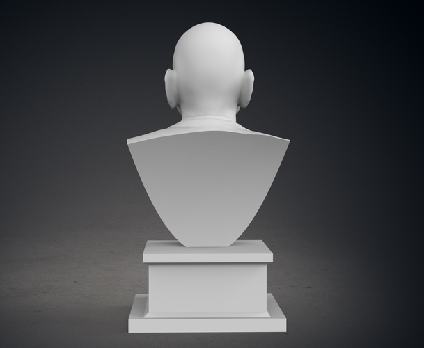 3D Printed Ben Kinsgley Bust by cesarcruz54 | Pinshape