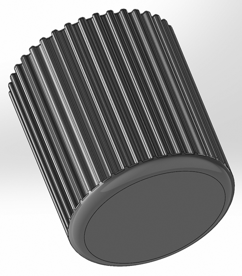 A round pencil cup with vertical slits and a softer bottom - Pinshape