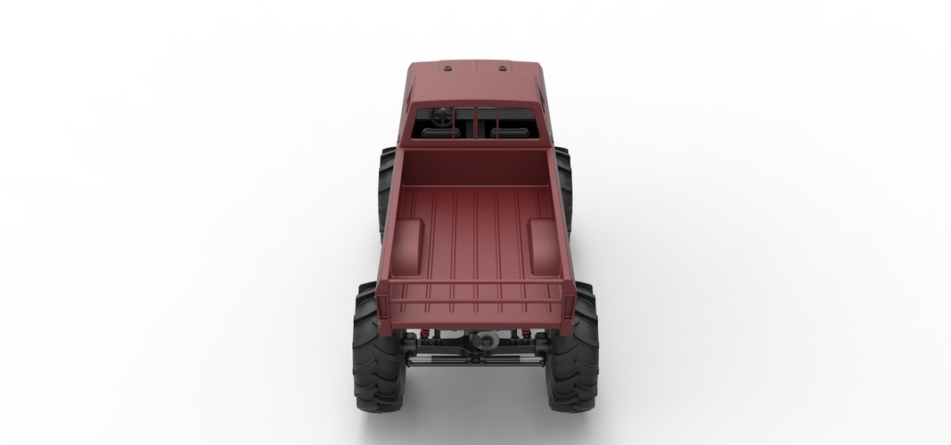 3D Printed Redneck Rave Mud truck Scale 1:25 by CosplayItemsRock | Pinshape