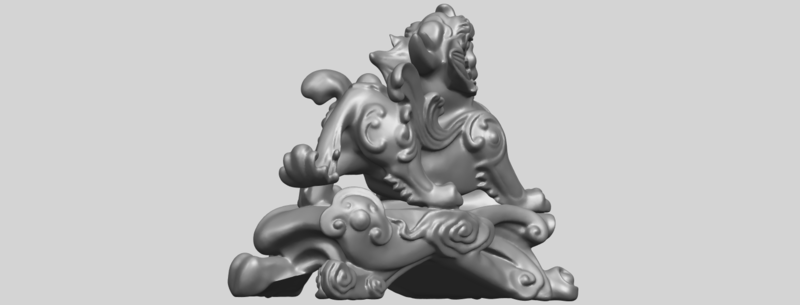 Chinese mythical creature - Pi Xiu - Pinshape