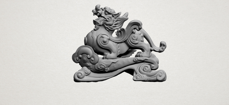 Chinese mythical creature - Pi Xiu - Pinshape