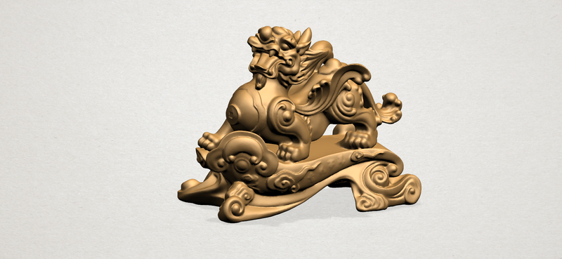 Chinese mythical creature - Pi Xiu - Pinshape