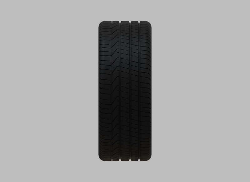 Miniature Enkei TM-7 Rim & Tire - 3D Print - No Textures - Pinshape