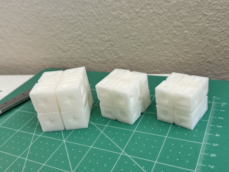 Fidget Cube / Infinity Cube, Print in Place - Pinshape