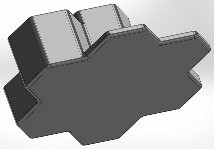 3D Printed Desk organizer made of hexagonal prisms by dcvetkovic | Pinshape