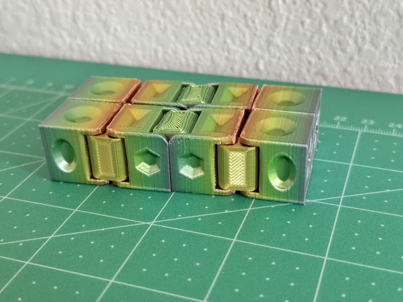 Fidget Cube / Infinity Cube, Print in Place - Pinshape