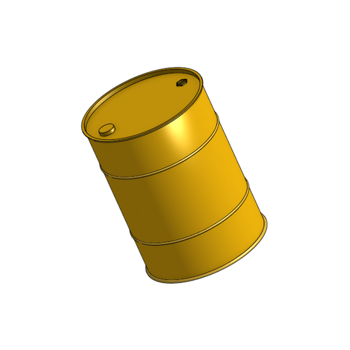 3D Printed Oil Barrels 1/12 Scale by Give 'Em Toys Kid | Pinshape
