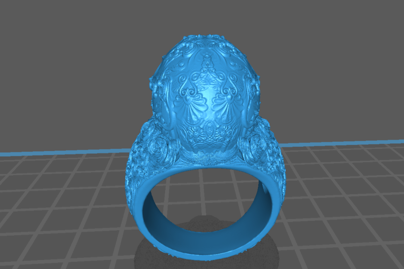 skull ring - Pinshape