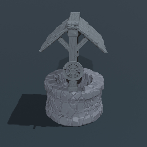 3D Printed Well miniature by mythtale.studios | Pinshape