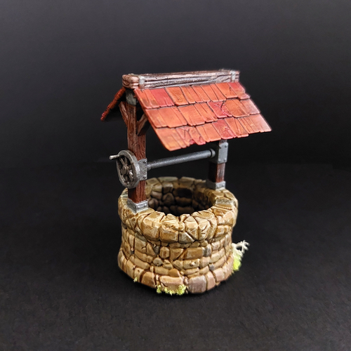 3D Printed Well miniature by mythtale.studios | Pinshape