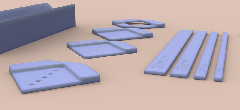 complete bookbinding tool kit - Pinshape
