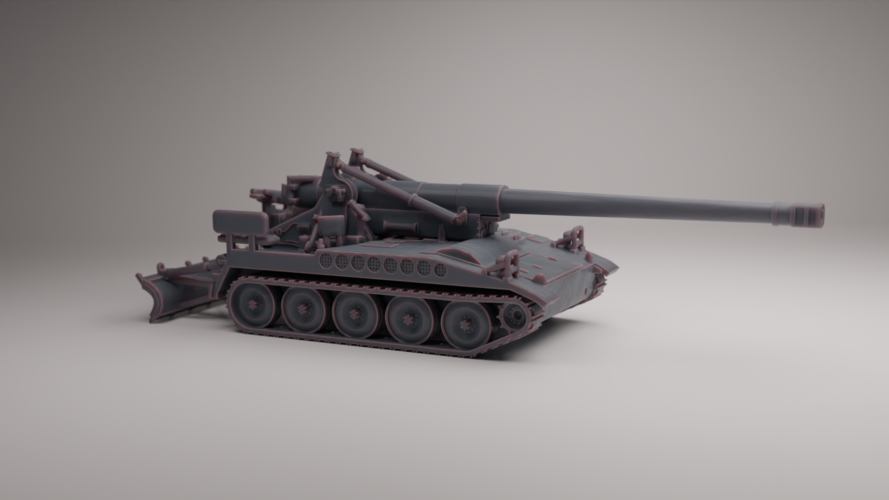 3D Printed M110 SPA SELF-PROPELLED HOWITZER by guaro3D | Pinshape