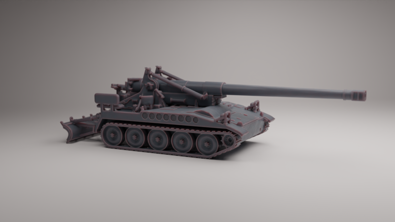 M110 SPA SELF-PROPELLED HOWITZER - Pinshape