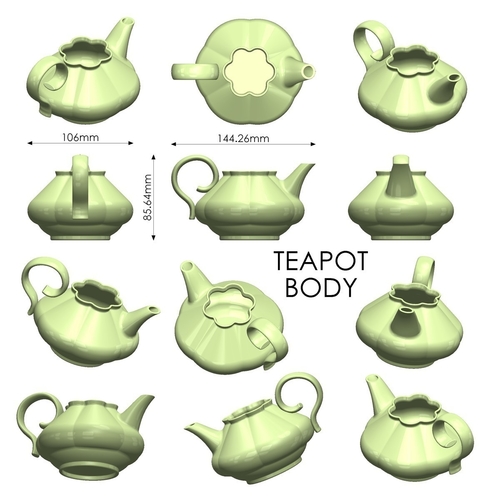 3D Printed Teapot by Furqan03 | Pinshape