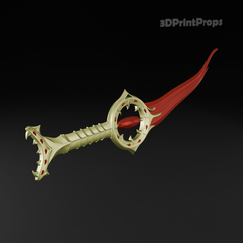 Baldurs Gate 3 Bloodthirst dagger Orin 3d print model - Pinshape