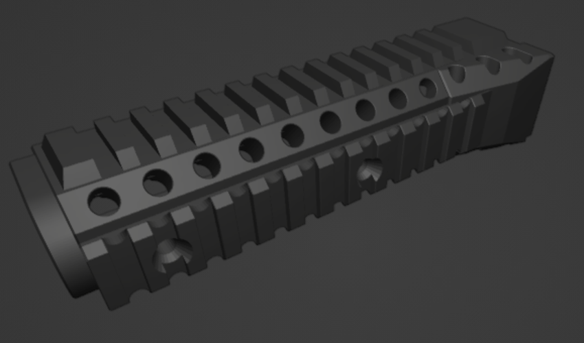 3D Printed ak handguard by alzintanwar | Pinshape