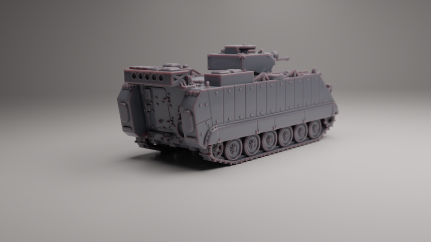 3D Printed M113AS4 ARMORED PERSONNEL CARRIER by guaro3D | Pinshape