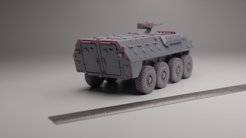 MOWAG 8X8 APC - Pinshape