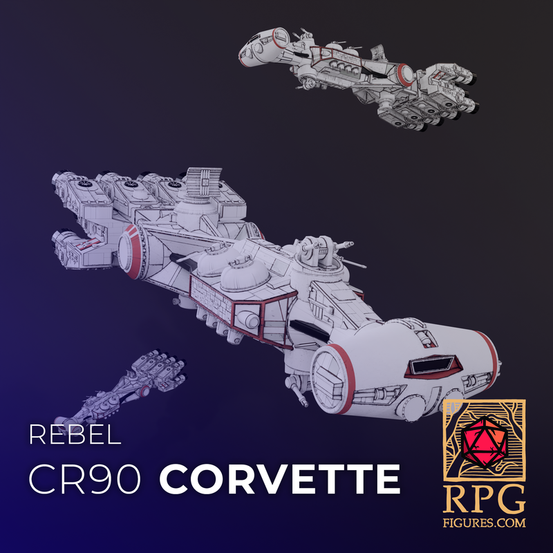 Galactic Wars | Rebel CR-90 Corvette - Pinshape