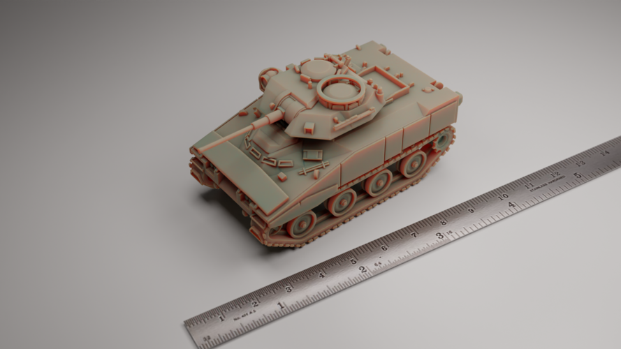3D Printed XM800T ARMORED RECONNAISSANCE SCOUT VEHICLE by guaro3D ...