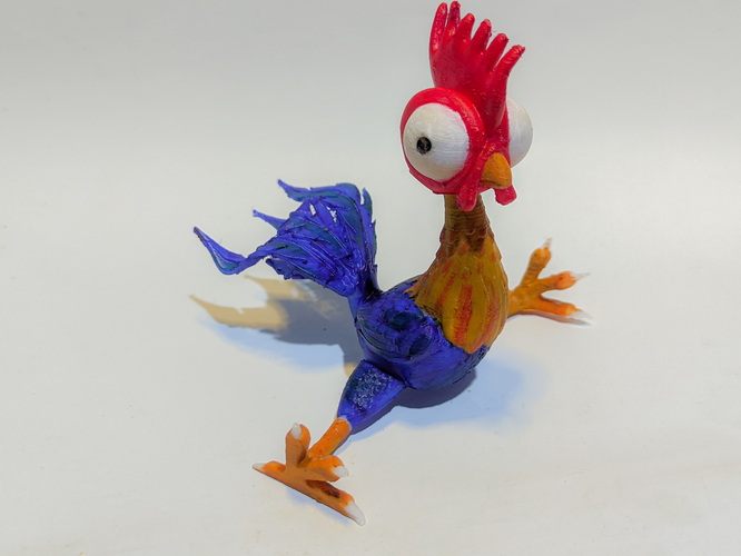 3D Printed Hey Hey from moana by chanaka fernando | Pinshape