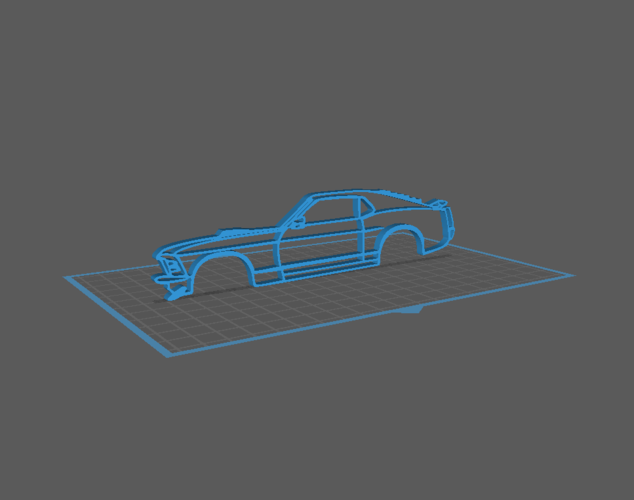 3D Printed Ford - Mustang by 3Decoplate | Pinshape