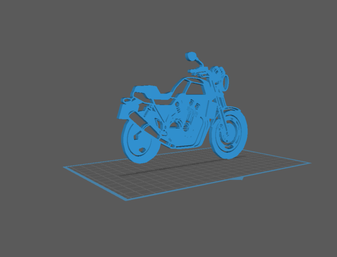3D Printed Honda - CBX by 3Decoplate | Pinshape