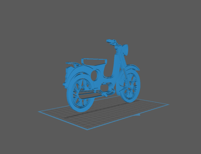 3D Printed Honda - Supercub by 3Decoplate | Pinshape
