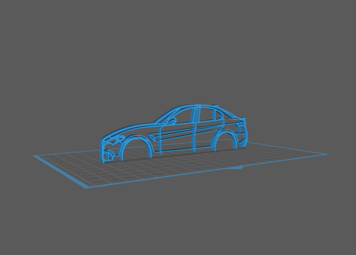 3D Printed Alfa Romeo - Giulia Quadrifoglio by 3Decoplate | Pinshape