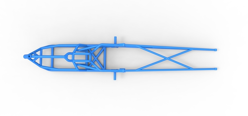 Frame of Top fuel dragster motorcycle Scale 1:25 - Pinshape