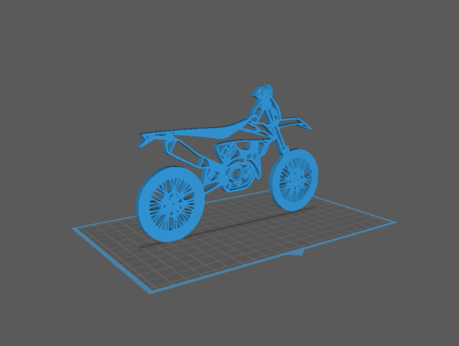 3D Printed KTM - EXCF by 3Decoplate | Pinshape