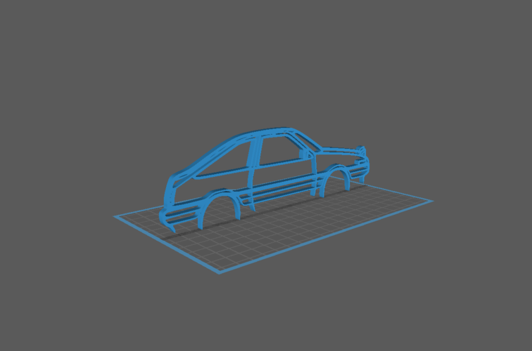 3D Printed Toyota - AE86 by 3Decoplate | Pinshape