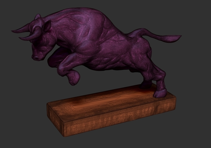 3D Printed Angry bull 3D print model by Konstantin K | Pinshape