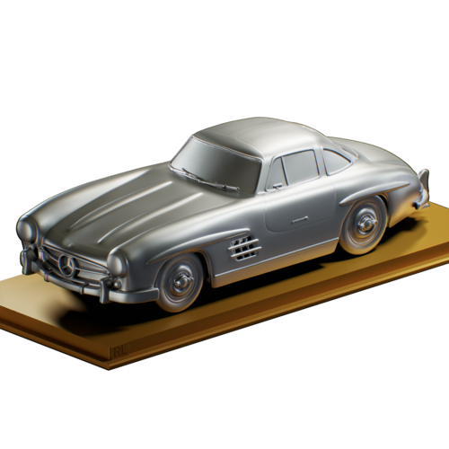 3D Printed Mercedes benz sl coupe 1950 by artoysok | Pinshape