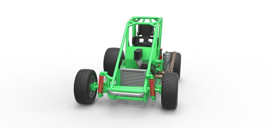 3D Printed Midget car Base Scale 1:25 by CosplayItemsRock | Pinshape