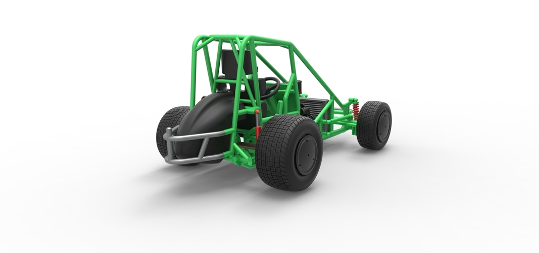 3D Printed Midget car Base Scale 1:25 by CosplayItemsRock | Pinshape