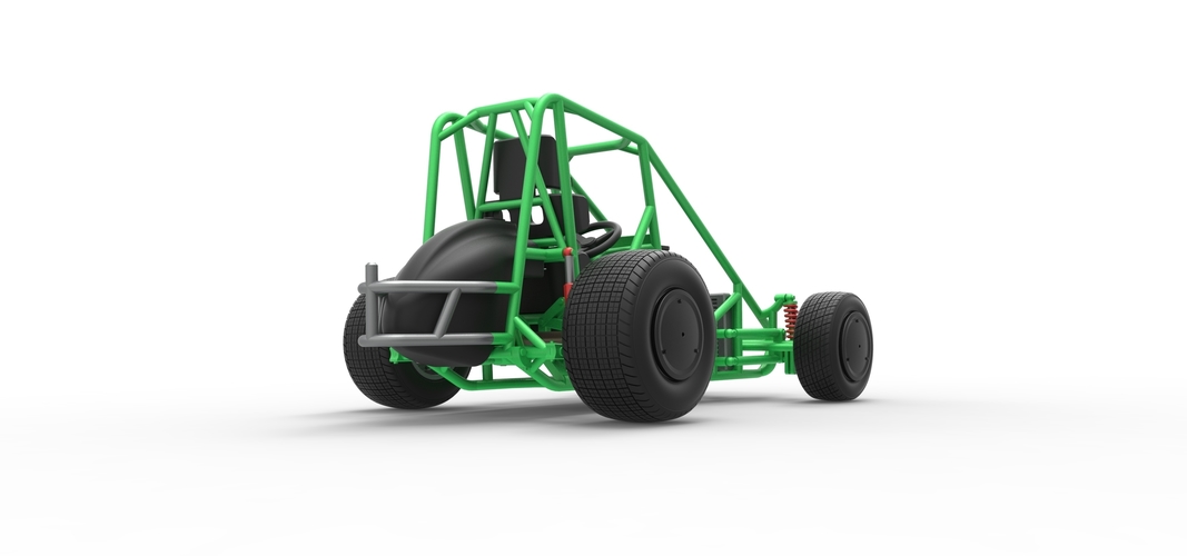 3D Printed Midget car Base Scale 1:25 by CosplayItemsRock | Pinshape