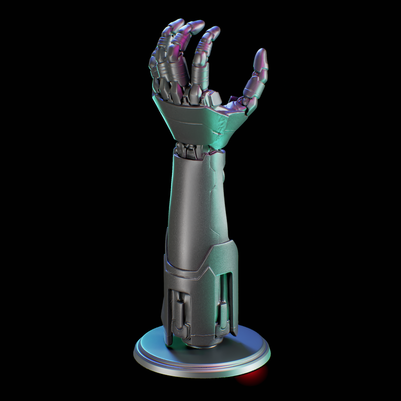 Silverhand Cyberpunk Controller stand holder joystick - Pinshape