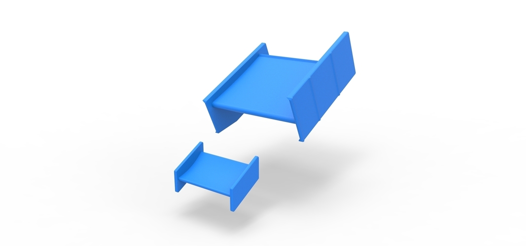 3D Printed Wings of Sprint car Scale 1:25 by TechItemsRock | Pinshape