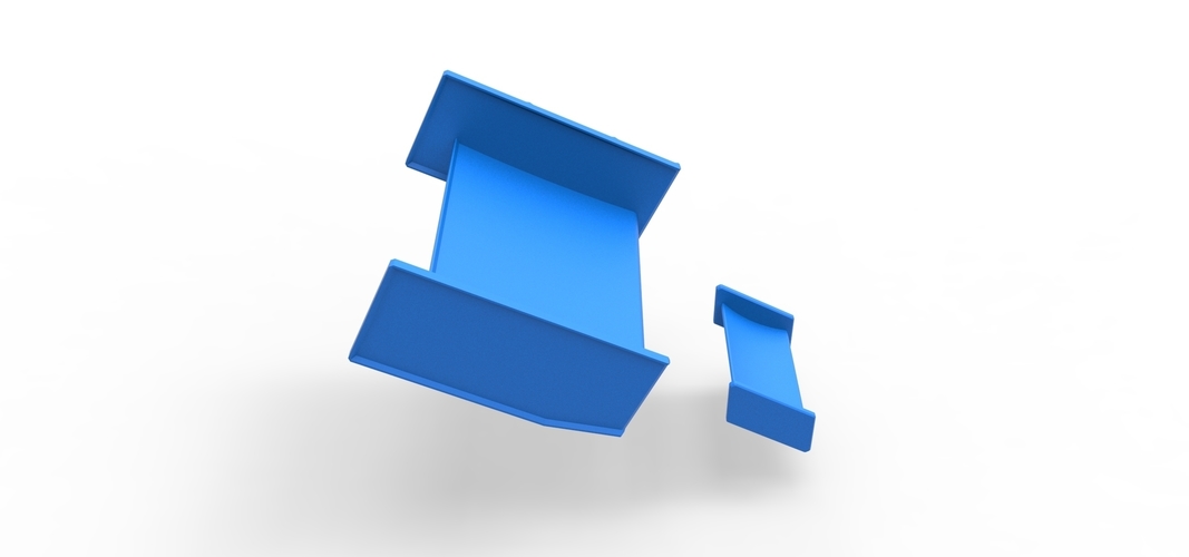 3D Printed Wings of Sprint car Scale 1:25 by TechItemsRock | Pinshape