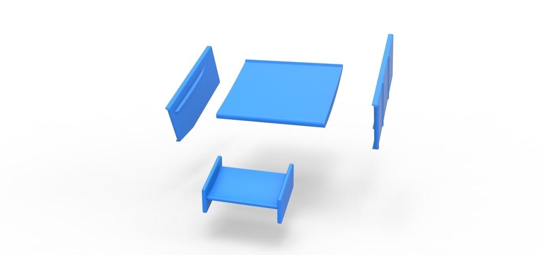 3D Printed Wings of Sprint car Scale 1:25 by TechItemsRock | Pinshape