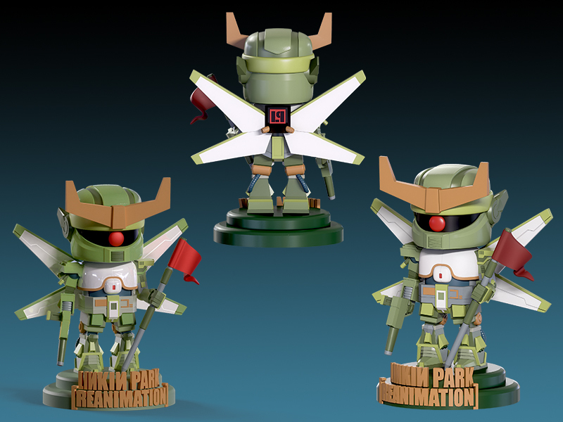 LINKIN PARK-reanimation robot - Pinshape